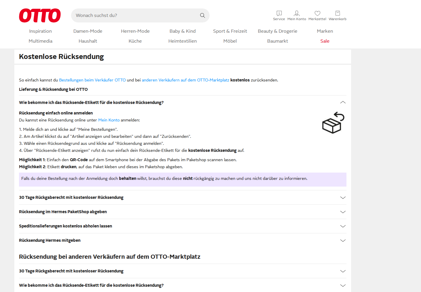 Otto Online-Shop: 7 Fakten zu Versand & Zahlung | dm
